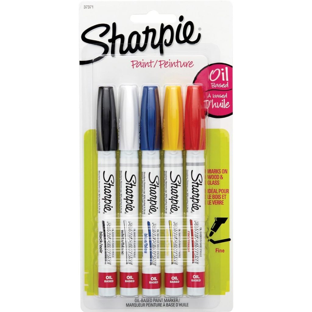 Sharpie Water-Based Primary Fine Paint Markers SET OF 5pcs. | Shopee ...