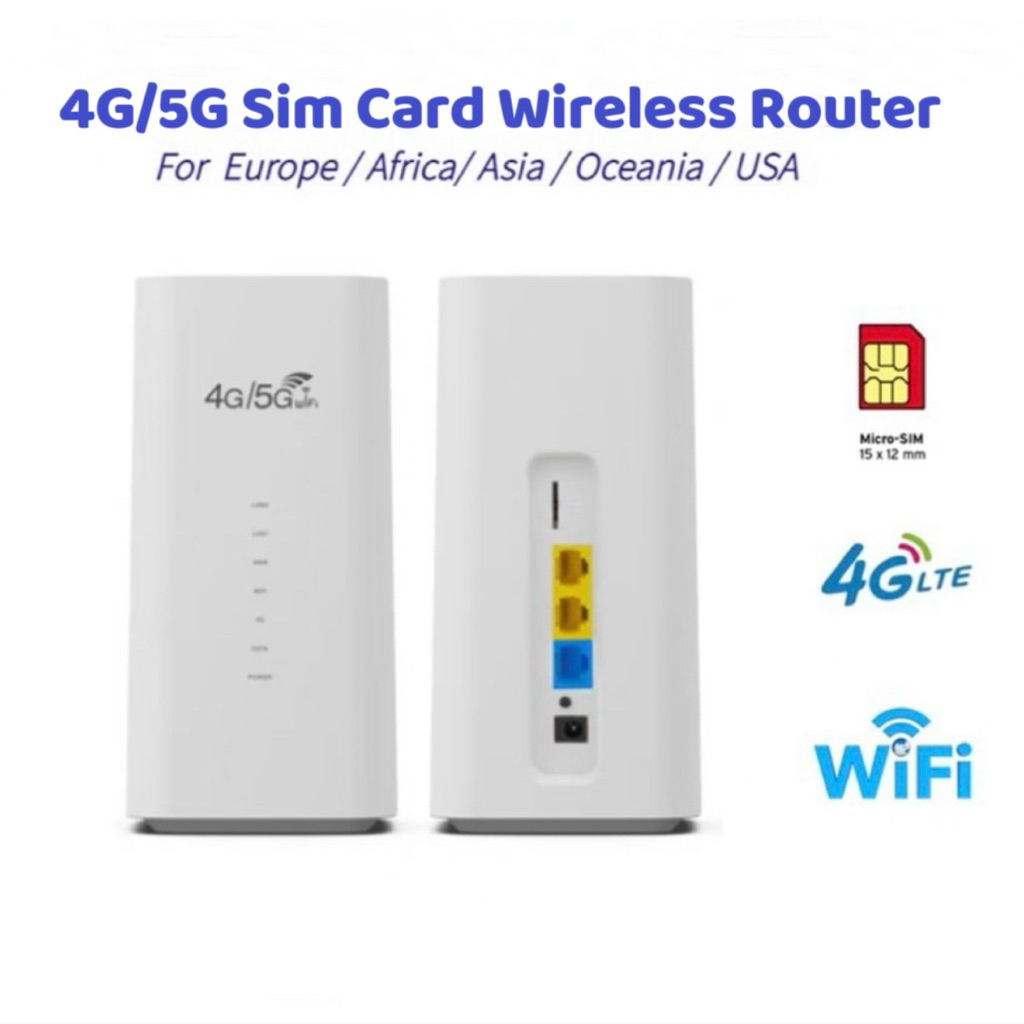CPE Multi Port Sim Card Modem 4G/5G PRO CPE LTE Open Line Cat12 UP APN Shared WIFI Router ...