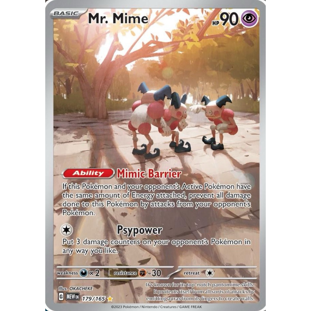 Pokemon TCG card - Mr Mime | Shopee Malaysia