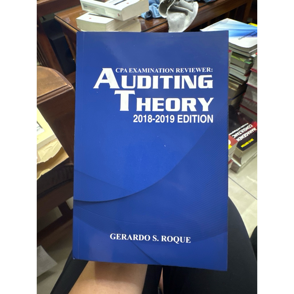 CPA Reviewer Auditing Theory 2018-2019 edition Roque authentic copy ...