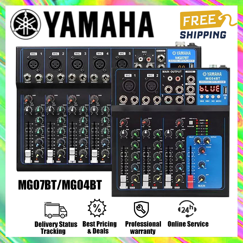 Yamaha mixer 4/7 channel F4/F7 USB audio mixer with Bluetooth ...