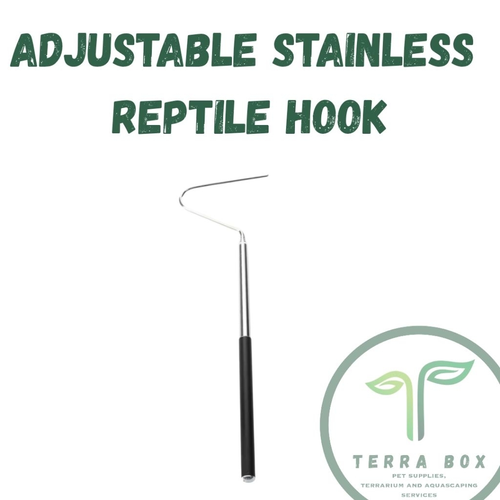 ADJUSTABLE STAINLESS REPTILE HOOK FOR SNAKES, FROGS, ETC. | Shopee Malaysia