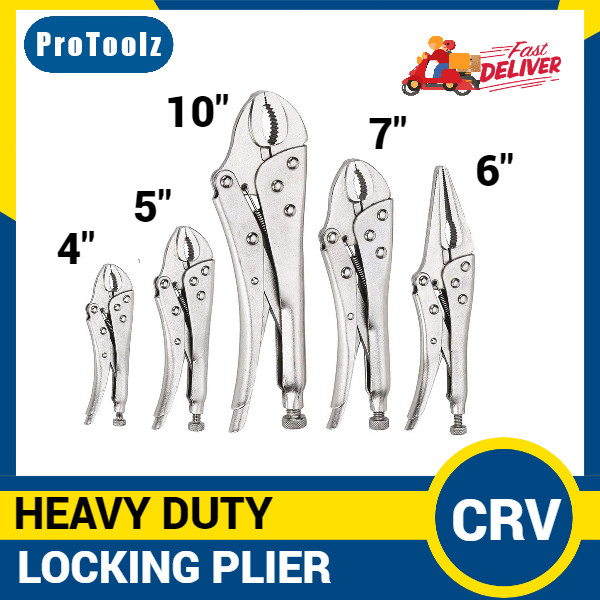 Heavy Duty Curved Vice Grip Jaw Vise Grip Pliers (small medium,large ...
