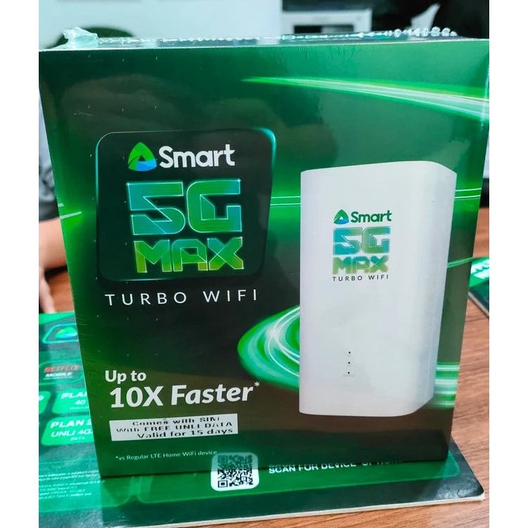 Smart 5G MAX TURBO WIFI (H153-381) w/ FREE 15 days UNLI Data | Shopee ...