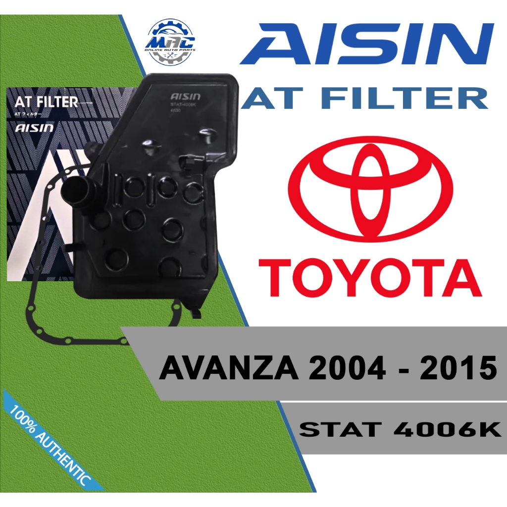 AISIN AUTOMATIC TRANSMISSION FILTER w/ GASKET FOR TOYOTA AVANZA 2004 ...