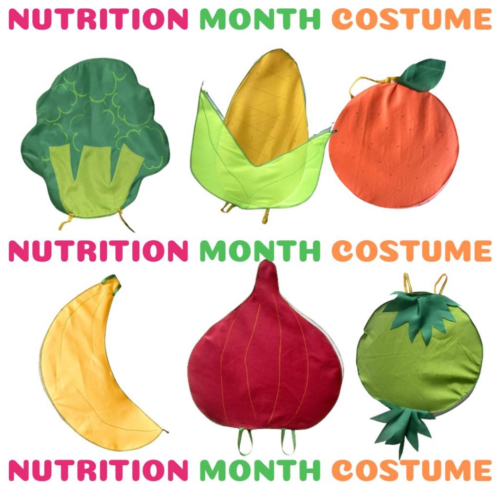 DC Nutrition month Costume for kids/fruit and vegetable costume/Kids costume/free size | Shopee ...