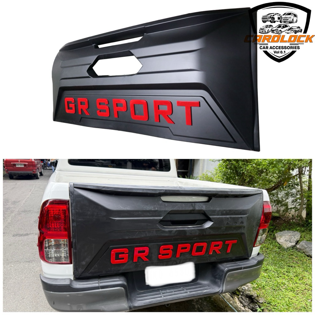 Toyota Hilux Revo Conquest GRS 2016 - 2025 Tailgate Cladding GR Sport ...