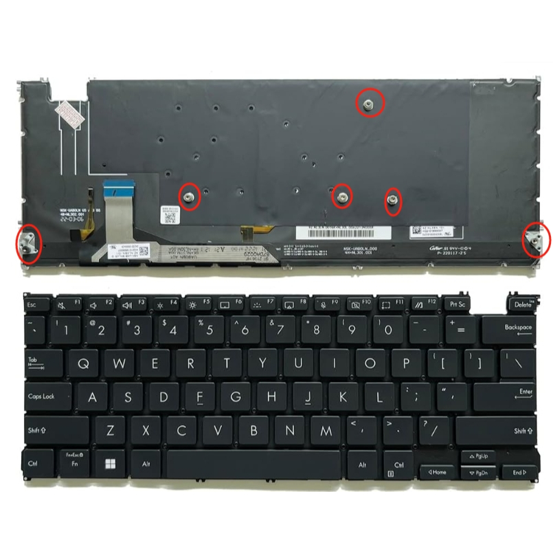 Laptop Keyboard for Asus Zenbook 14 OLED UM3402 UX3402Z UX3402ZA ...