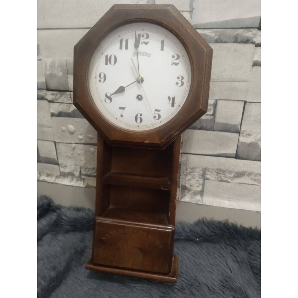 Affordable Vintage Citizen Wall Clock As Is Clock not working | Shopee ...