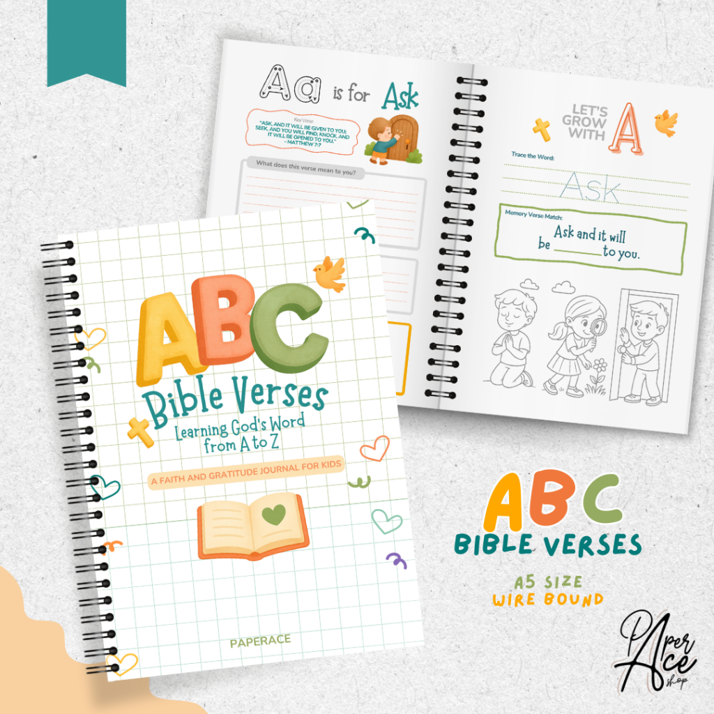 ABC Bible Verses | Journal for Kids | Bible Journaling | Activity ...