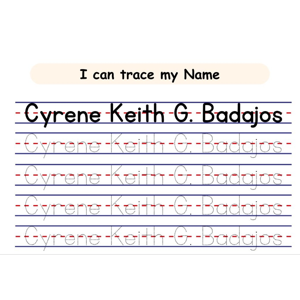 Tracing Pad Trace Pad Name All Set for Kids | Shopee Malaysia