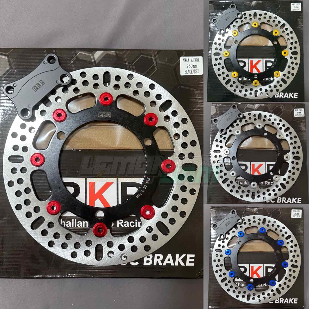 RKR BIG DISC 260MM WITH BRACKET NMAX V1 , V2 / AEROX V1 , V2 | Shopee Malaysia