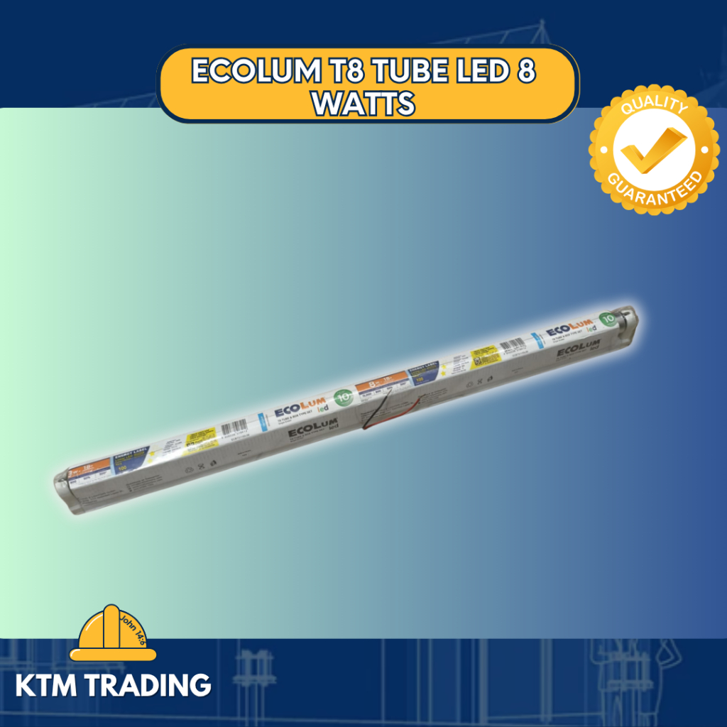 ECOLUM T8 TUBE & BOX TYPE LED 8 WATTS | Shopee Malaysia