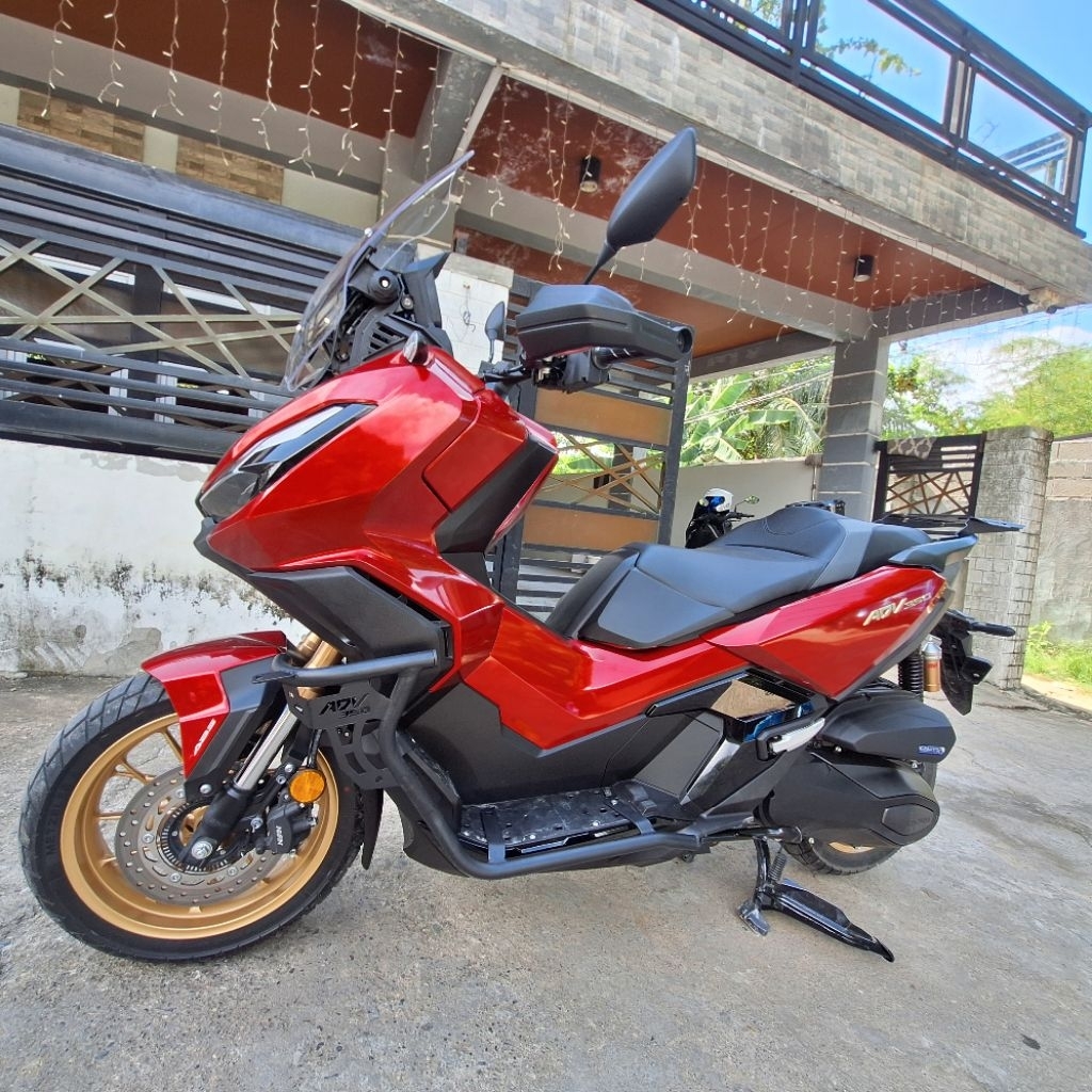 HONDA ADV 350CC CRASHGUARD HALF DESIGN HEAVY-DUTY (POWDERCOATED ...