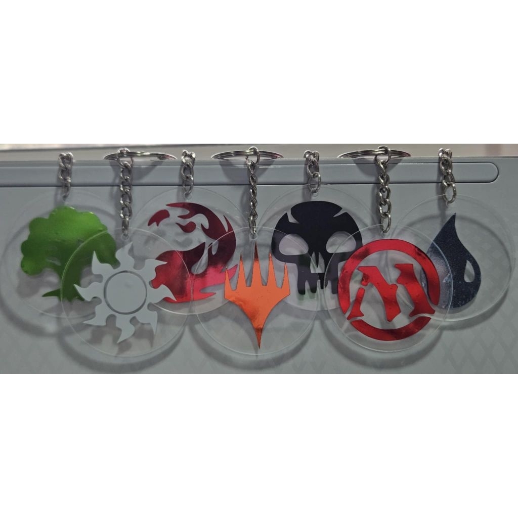 MTG Keychain - Mana and Planeswalker Symbols - MTG Cards Accessories ...