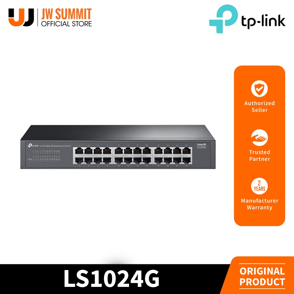 TP-Link LS1024G 24-Port Gigabit Desktop/Rackmount Switch | Shopee Malaysia