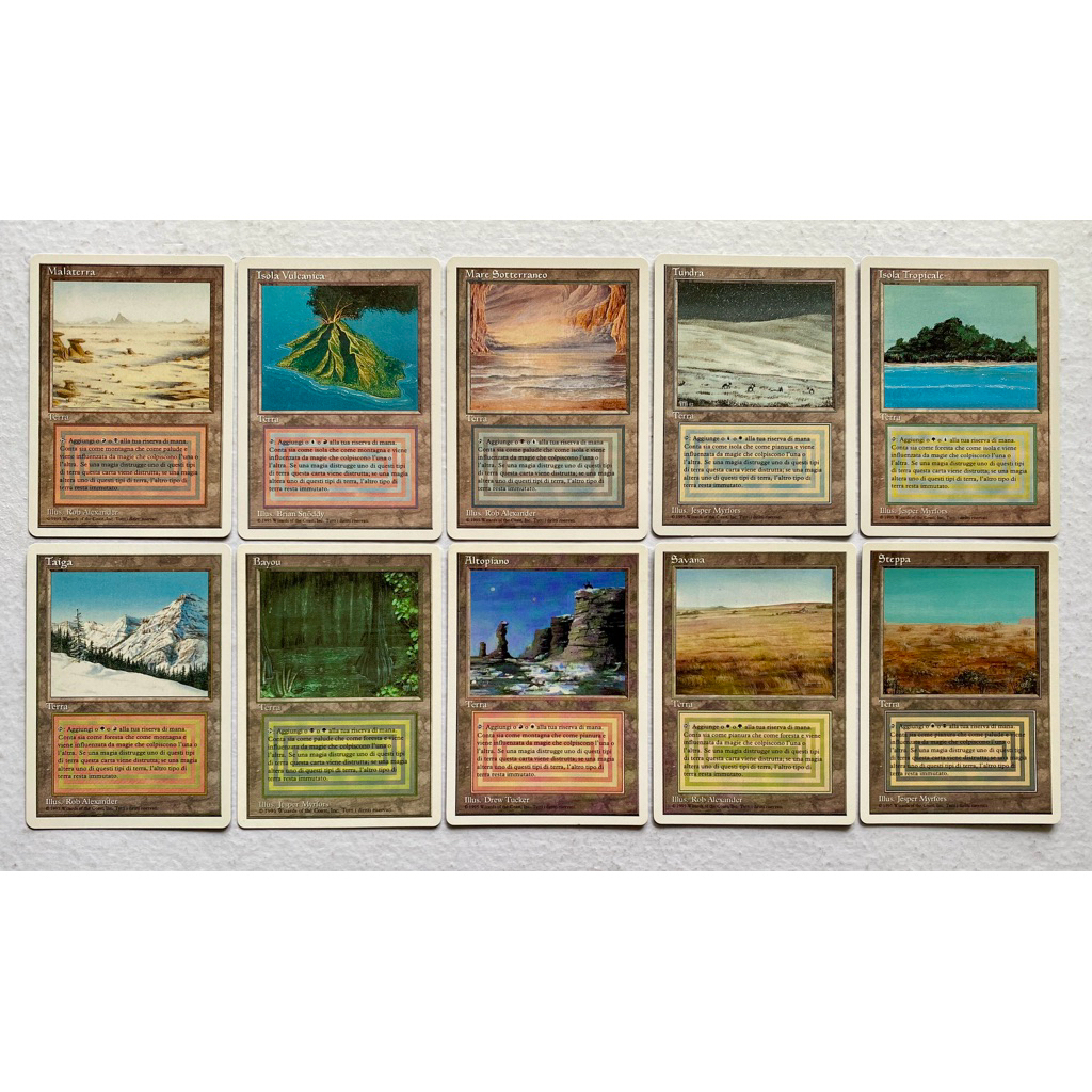Pr0xy Set - Dual Lands (Italian) | Revised Edition (Foreign White ...