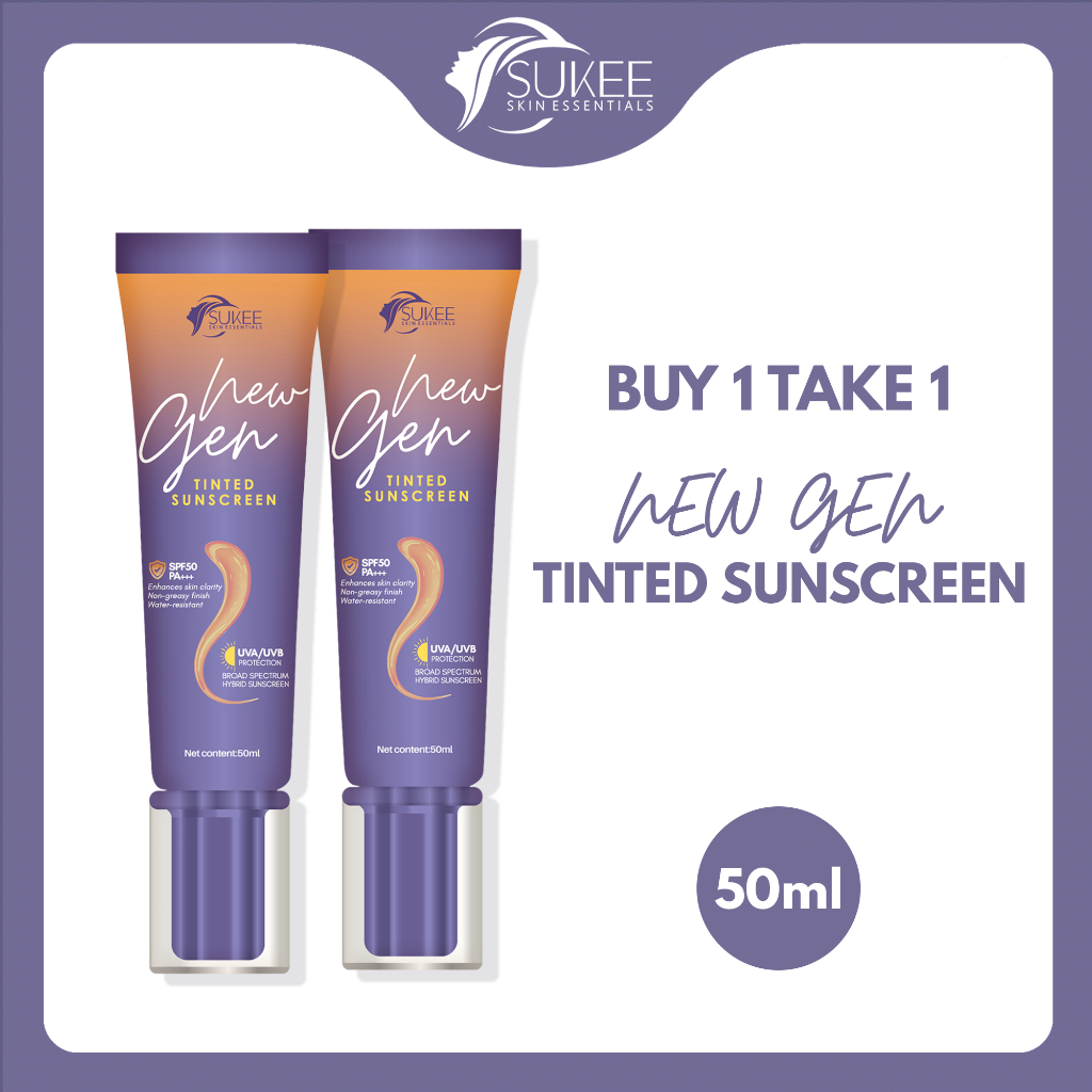 NEW SUKEE Tinted Sunscreen SPF50++ for Face Body Lightweight No-Grease ...