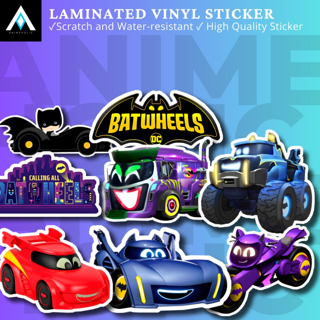 BATWHEELS CARTOONS CUTE STICKERS AESTHETIC STICKERS FOR TUMBLER ...