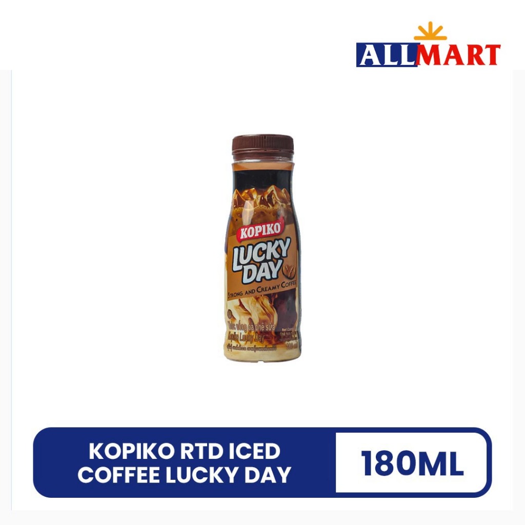 Kopiko Rtd Iced Coffee Lucky Day 180ml - AllMart Online Grocery ...