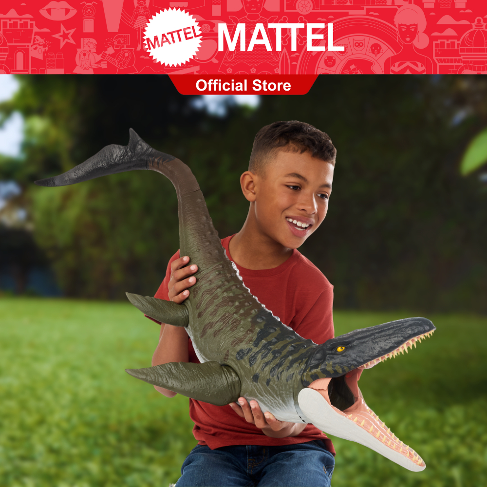 Jurassic World Rebirth Saga Super Colossal 36" Mosasaurus Action Figure ...