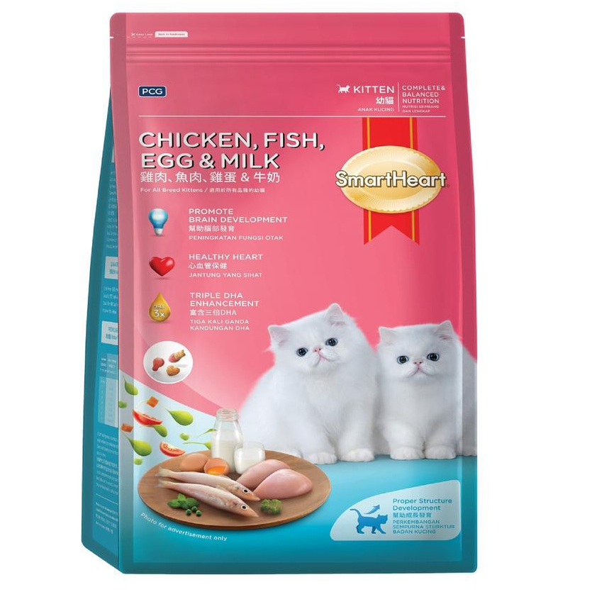 Smart Heart Cat Kitten-chicken Egg Milk Fish 1.1Kg | Shopee Malaysia
