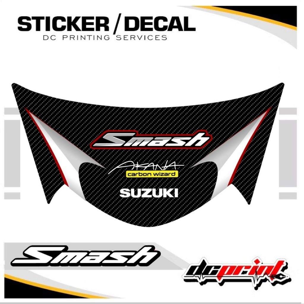 Suzuki Smash 115 Visor Stickers Laminated | Shopee Malaysia