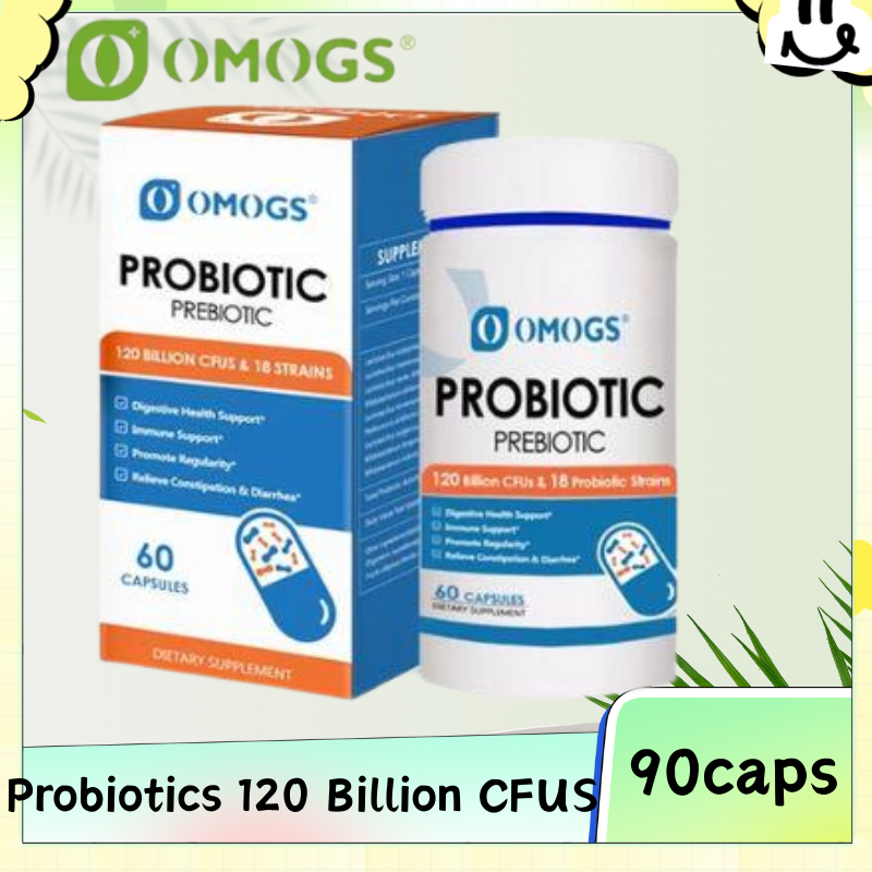 OMOGS probiotics supplement-120 Billion CFUs-for women, man, adult-for ...