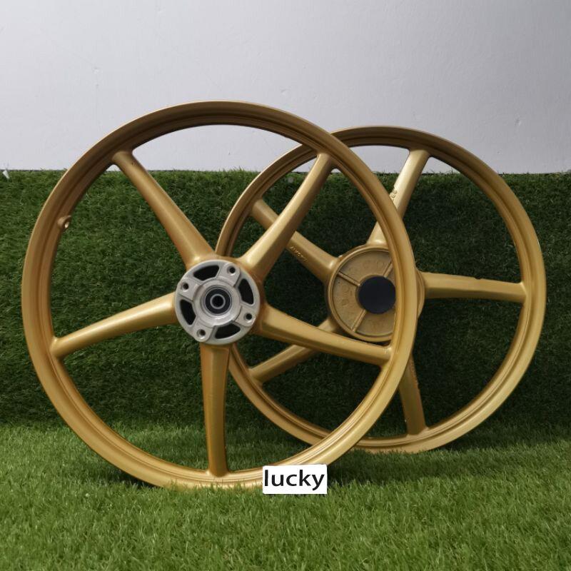 Enkei Mags 5 Spokes 522 Mags for WAVE 110 RS125 FI XRM125 1.4x1.4x17 ...