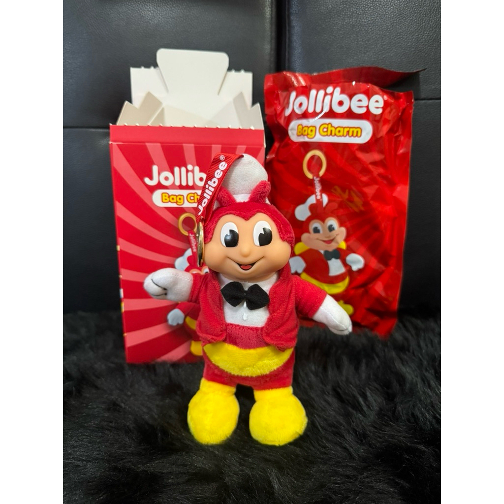 OFFICIAL Jollibee Bag Charm SEALED [ Jollibee Plush Doll Keychain ...