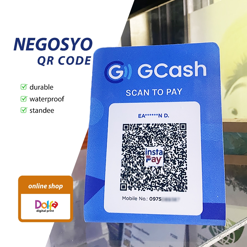 GCash QR Code (BOARD STANDEE) | Shopee Malaysia