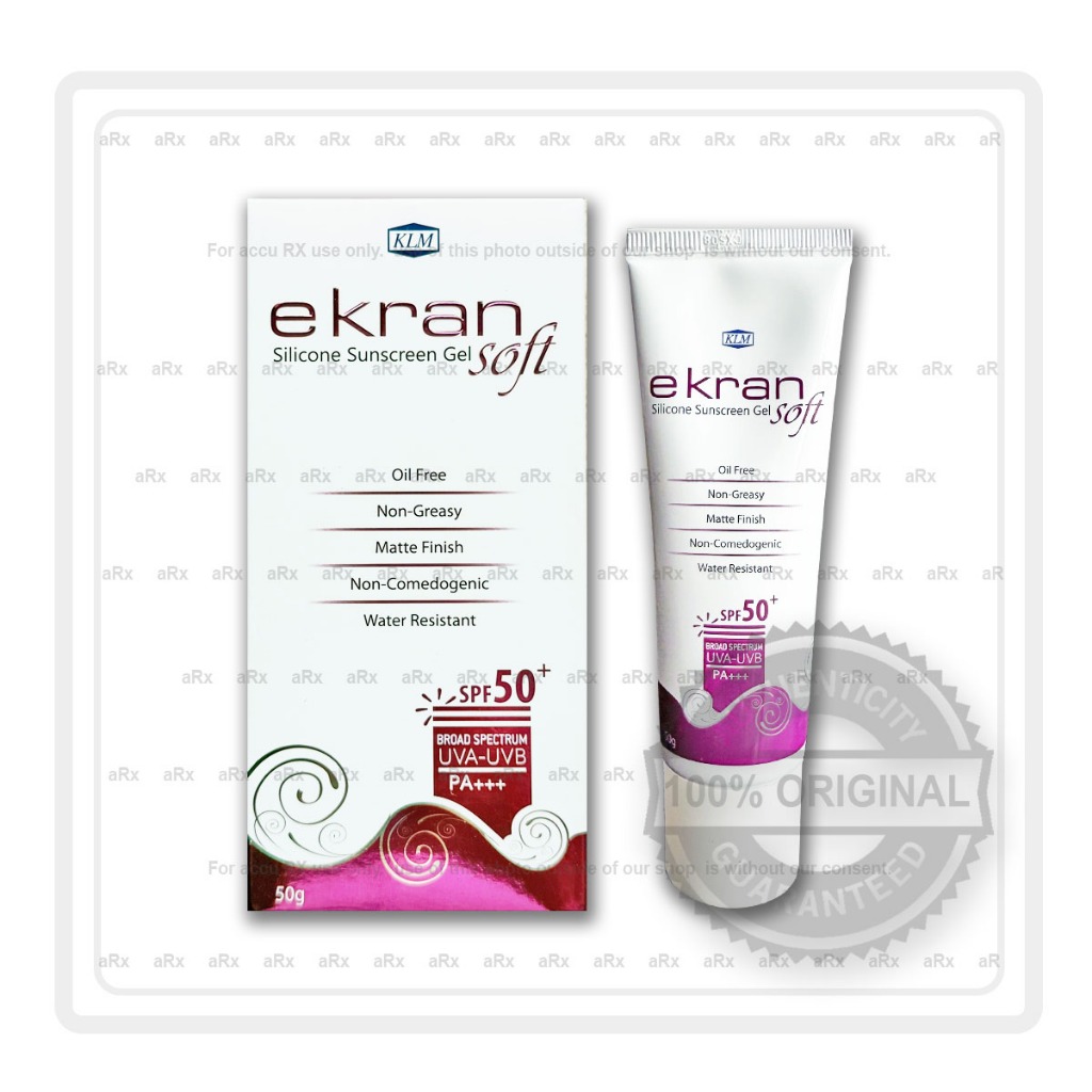 Ekran Soft Sunscreen Gel SPF50 50g | Shopee Malaysia