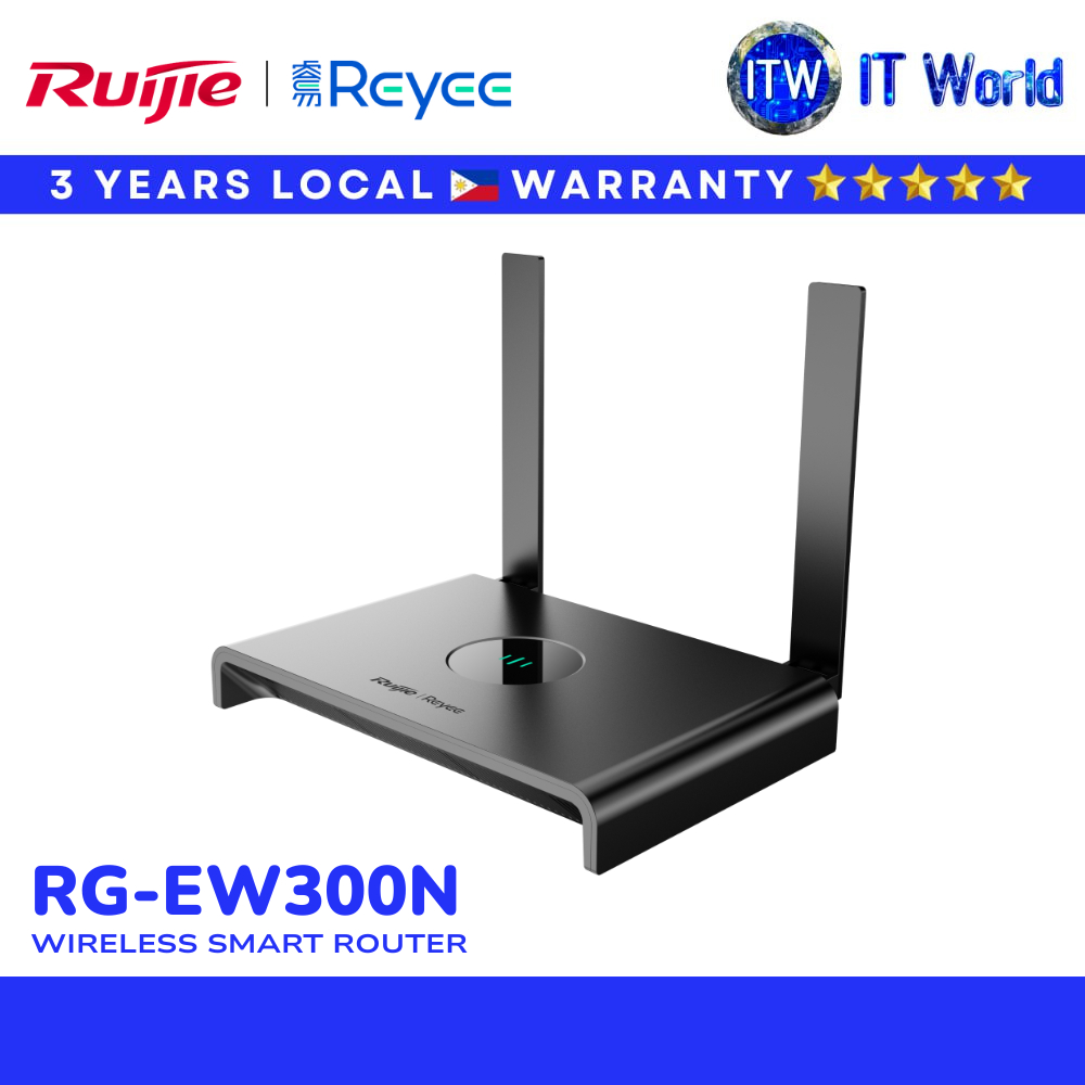 Ruijie Reyee RG-EW300N Wi-Fi Wireless Router 2.4GHz Long-Range Signal ...