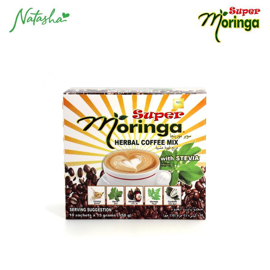 Natasha Super Moringa Coffee Mix With Stevia With Ginseng, Stevia ...