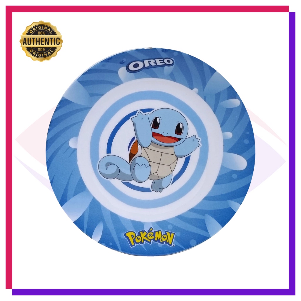 [Pokemon x Oreo] Special Edition Collector Plate (Squirtle) | Shopee Malaysia