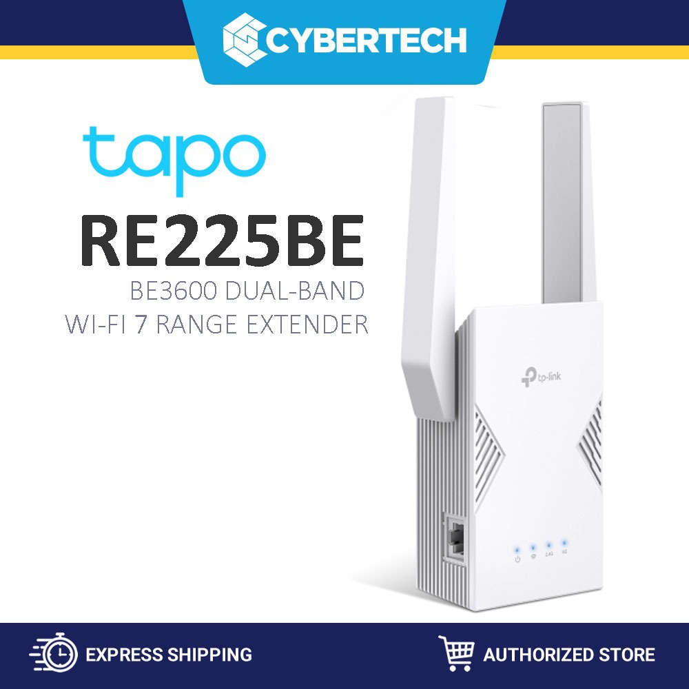 Cybertech Tp-link RE225BE BE3600 Dual-Band Wi-Fi 7 Range Extender ...
