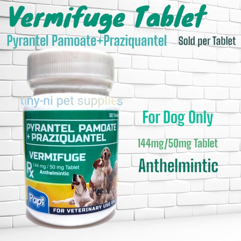 Vermifuge_pet Tablet for Dog|Sold per Tablet Dewormer Treats & Control ...
