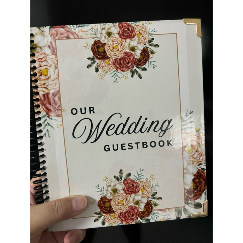 PERSONALIZED WEDDING GUESTBOOK, MESSAGE FOR THE BRIDE AND GROOM ...