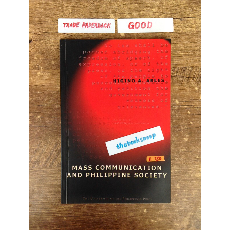 PHILIPPINE MEDIA and JOURNALISM books rolando tolentino mass media ...