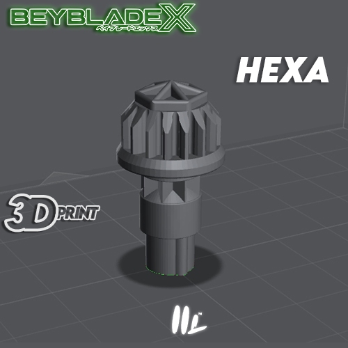 [Beyblade-X] HEXA 3d Printed bit | Shopee Malaysia