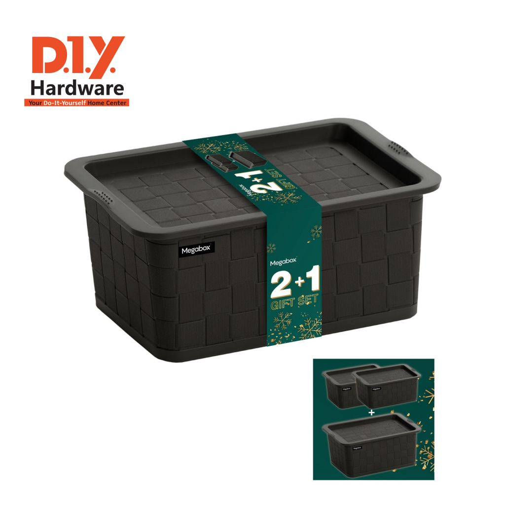 MEGABOX by DIY Hardware Boho Series Storage Bin (MG-960) | Shopee Malaysia