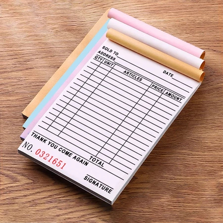 Carbonized Copy Paper Reproduction Delivery Receipt Paper Delivery ...