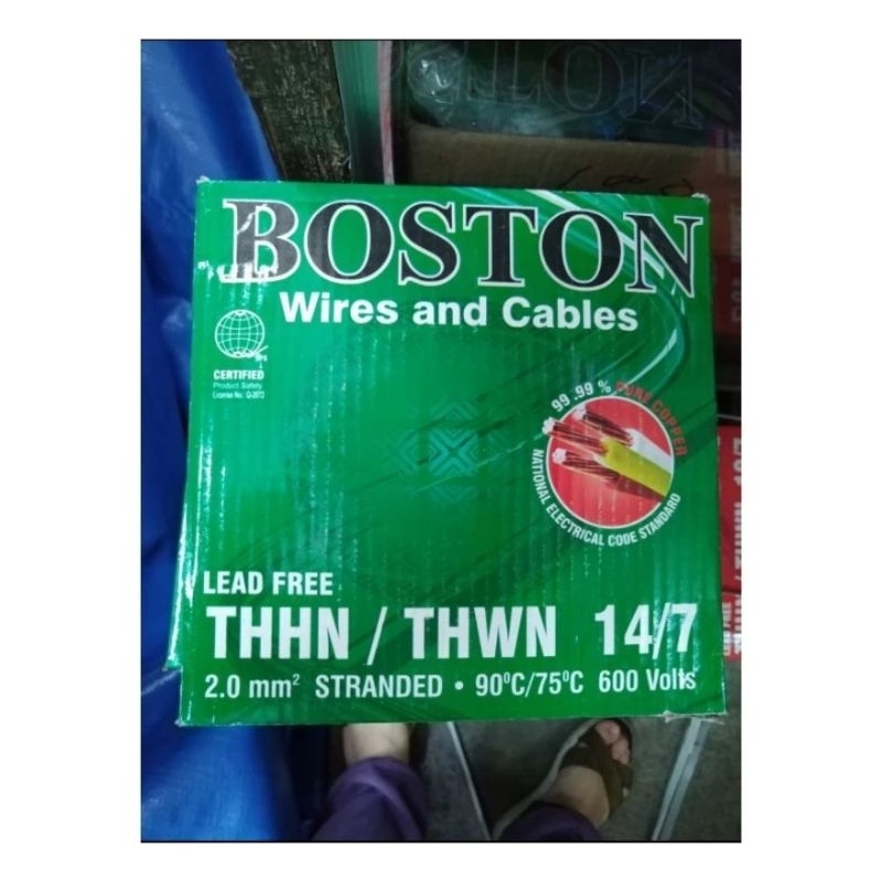 Boston THHN wire 14/7 (sold per box) | Shopee Malaysia