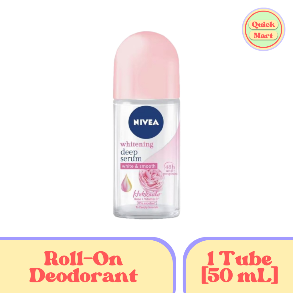 Nivea Hokkaido Rose Roll-On Deodorant 50mL (1 Tube) | Shopee Malaysia
