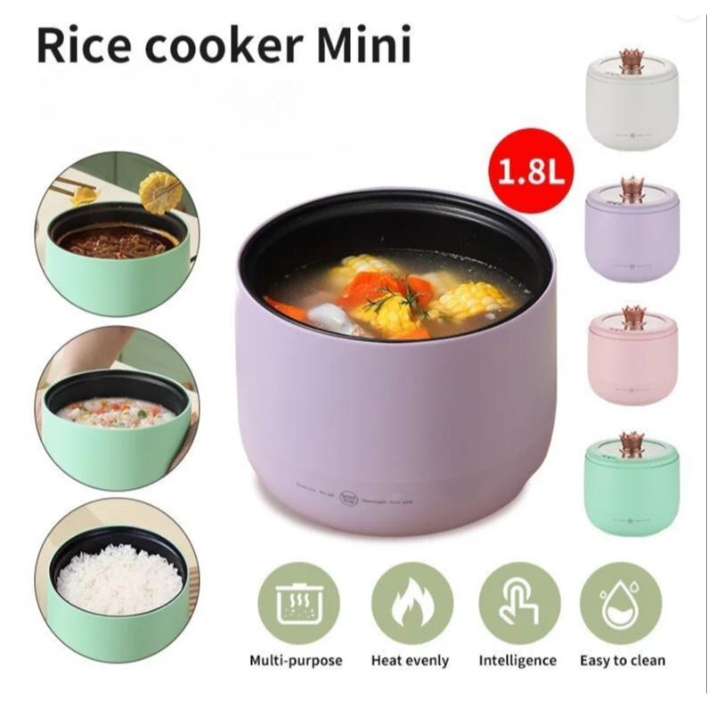 New RIKA POT Multi Functional Electric Mini Cooker Hotpot Nonstick Pan ...