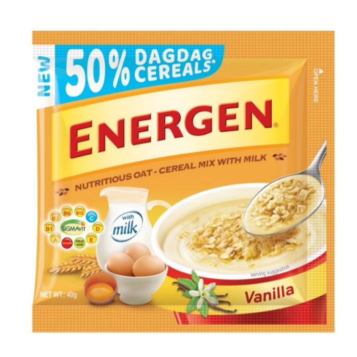 Energen Araw-Arawin Vanilla Hanger More Cereals 40gx10s | Shopee Malaysia