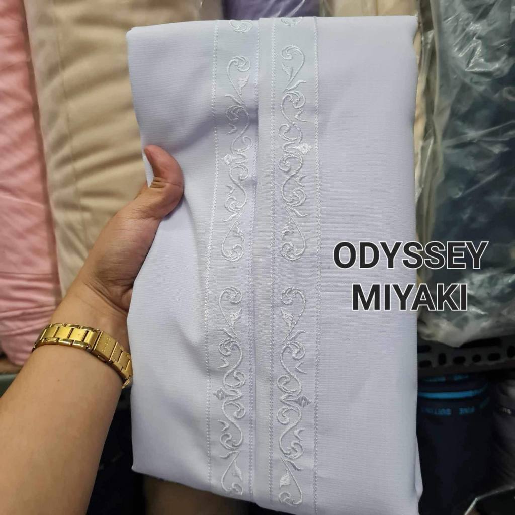 MIYAKI FABRIC TELA ONLY WITH EMBROIDERY (1.5 yards) FOR BARONG AND ...