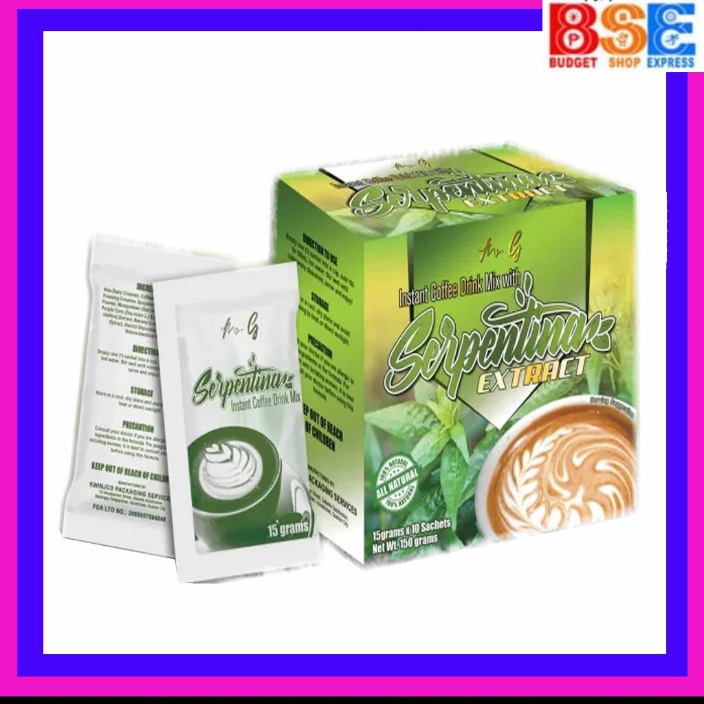 Serpentina Coffee instant coffee mix Ms. g | Shopee Malaysia