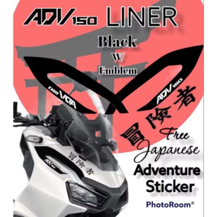 HONDA ADV 150/160 LINER/ADV STICKER/ADV ACCESSORIES | Shopee Malaysia