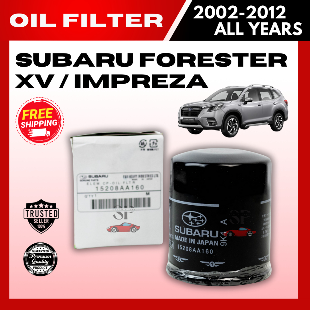 OIL FILTER for SUBARU FORESTER (1997-2020) / XV (2012-2020) / IMPREZA ...